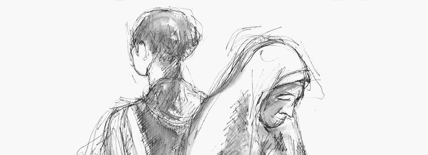 Ante Natal Sketch 1 - Drawing - SADAA