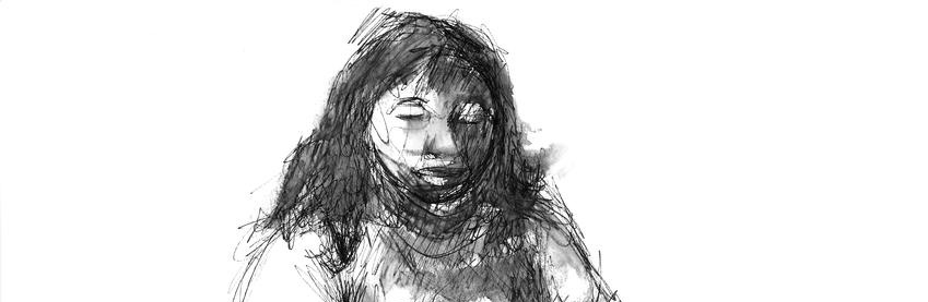 Ante Natal Sketch 3 - Drawing - SADAA